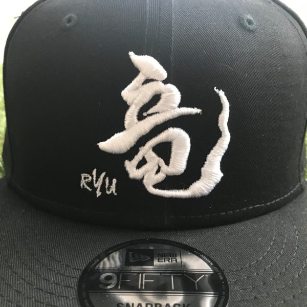 Ryu/CAP/ブラック② – 販売商品 – 刺繍専門店 真野ししゅう