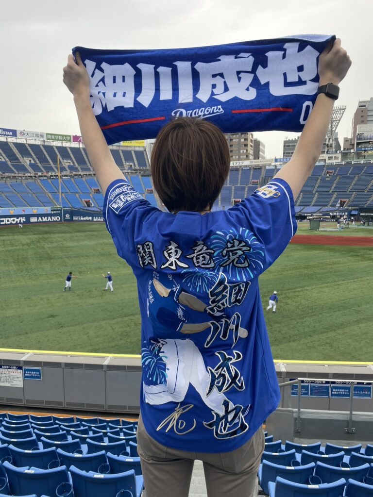 細川成也選手人物刺繍ユニ「中日ドラゴンズ」 お客様の声 刺繍専門店 真野ししゅう